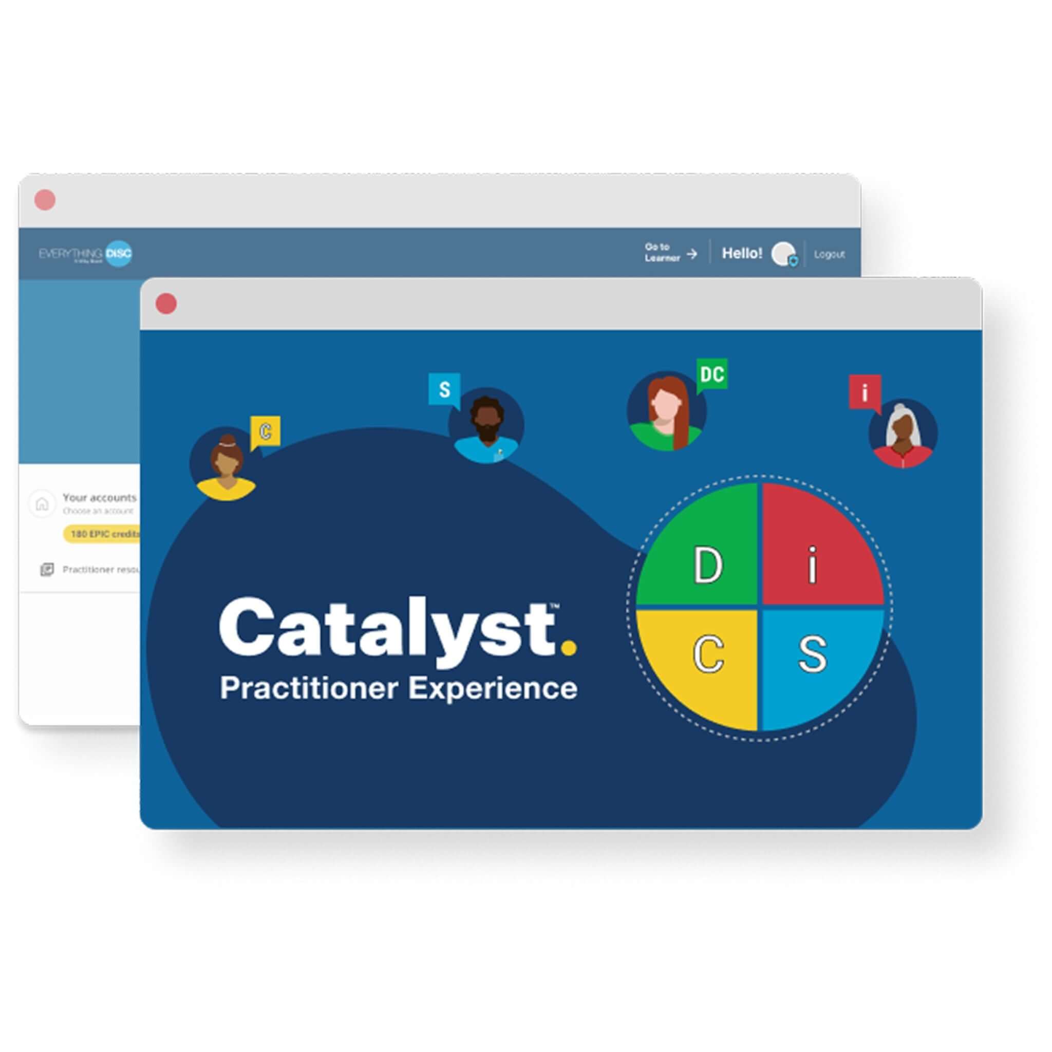 Everything DiSC® workplace facilitation kit. Catalyst.